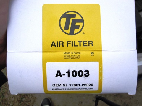 1780122020 Фильтр воздушный TOYOTA LEXUS | Запчасти на DRIVE2