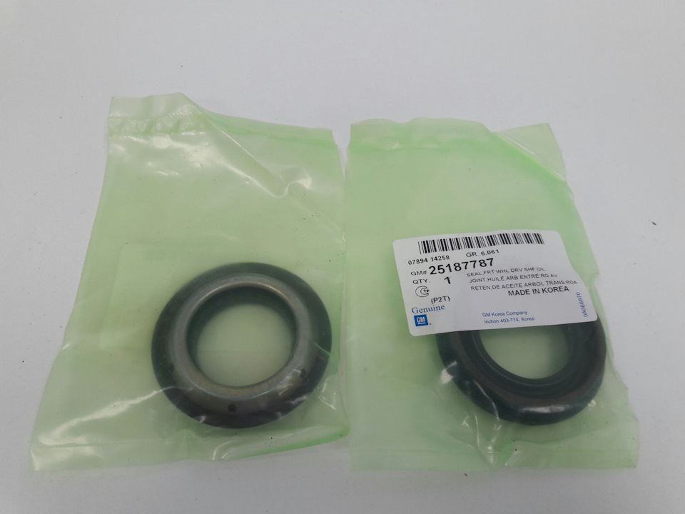 25187787 Сальник привода GM | Запчасти на DRIVE2