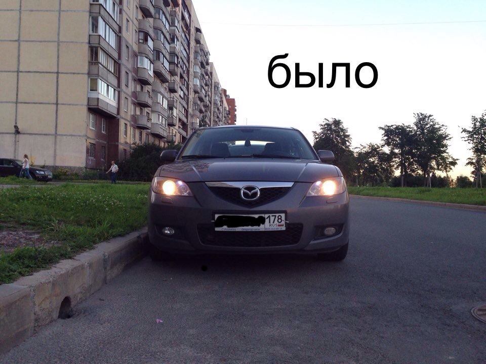 osram cool blue intense в ближний — Mazda 3 (1G) BK, 1,6 л, 2007 года ...