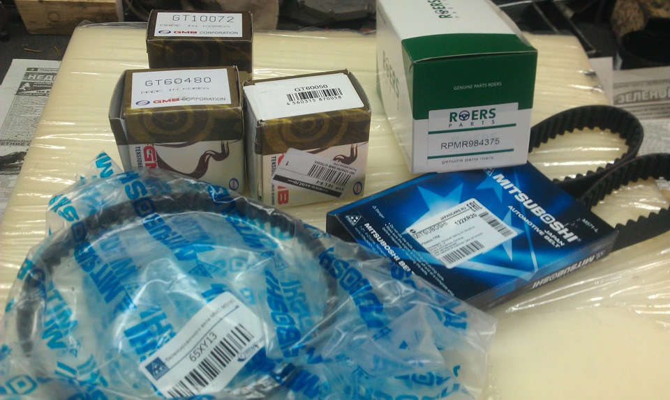 Замена ГРМ ( Лайт версия ) — Mitsubishi Grandis, 2,4 л, 2008 года ...