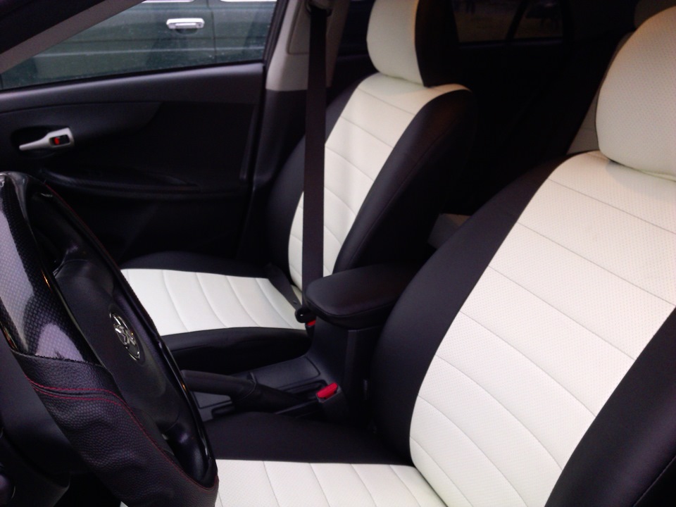 Чехлы Автопилот. — Toyota Corolla (140/150), 1,6 л, 2008 года | тюнинг ...