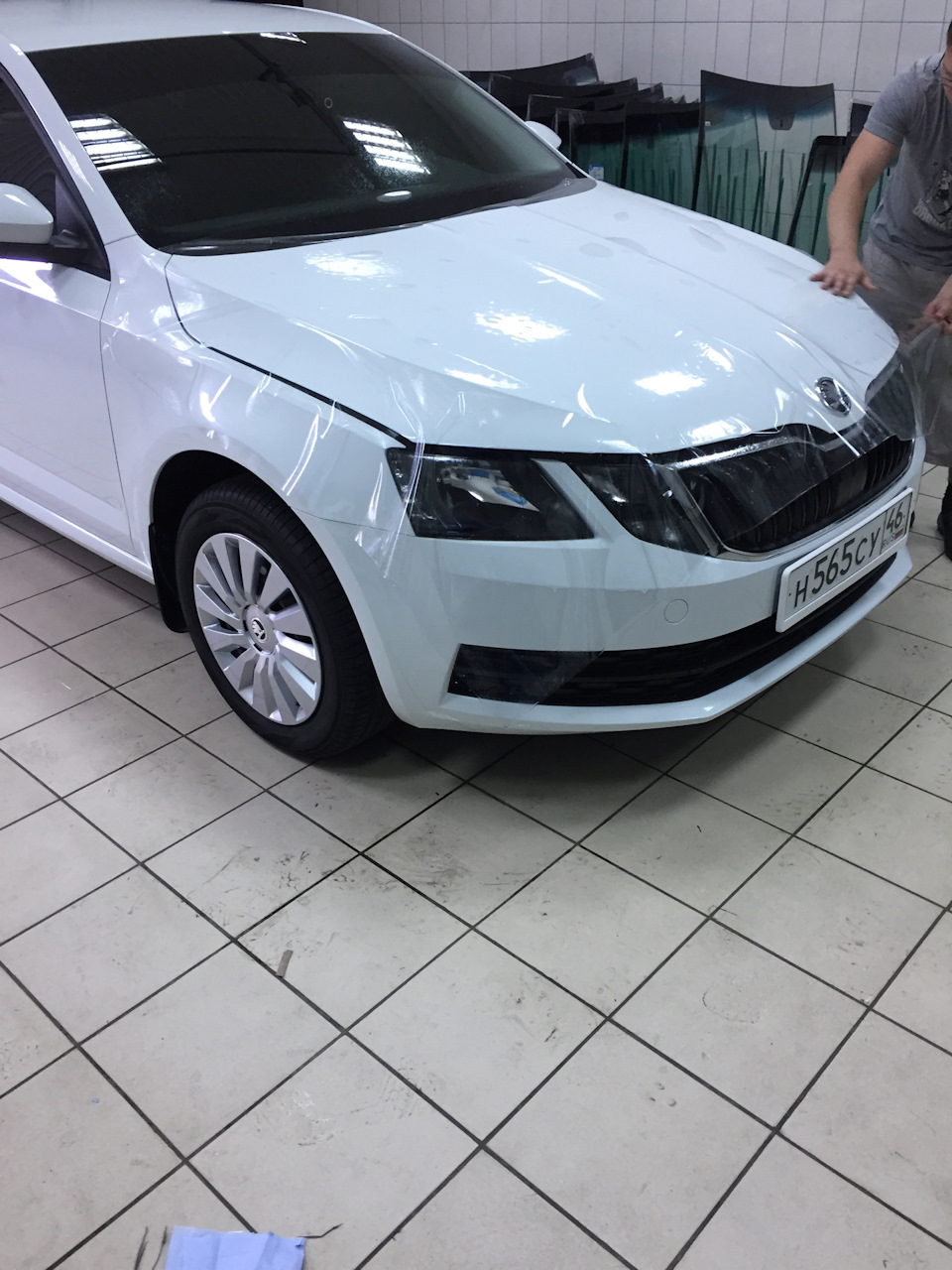 Защита от сколов и царапин — Skoda Octavia A7 Mk3, 1,4 л, 2017 года ...