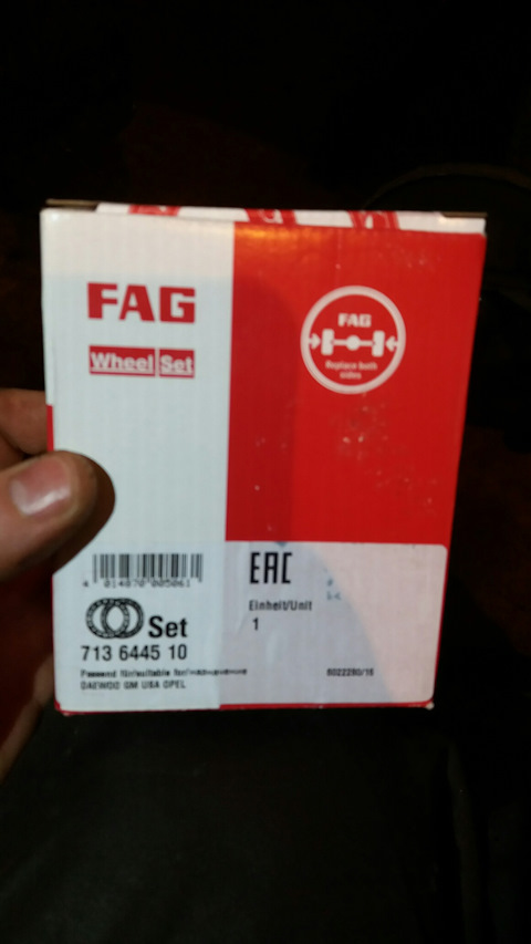 713644510 Комплект подшипника колеса FAG | Запчасти на DRIVE2