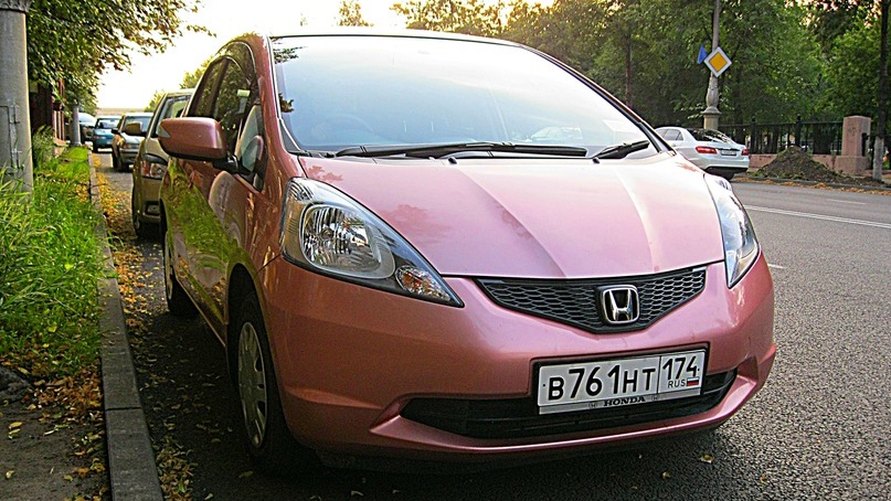 Honda Fit (2G) 1.3 бензиновый 2010 | Pink на DRIVE2