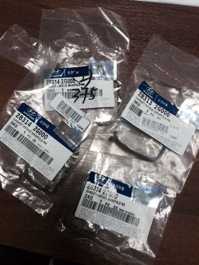 283142G000 Прокладка впускного коллектора двигателя KIA HYUNDAI ...