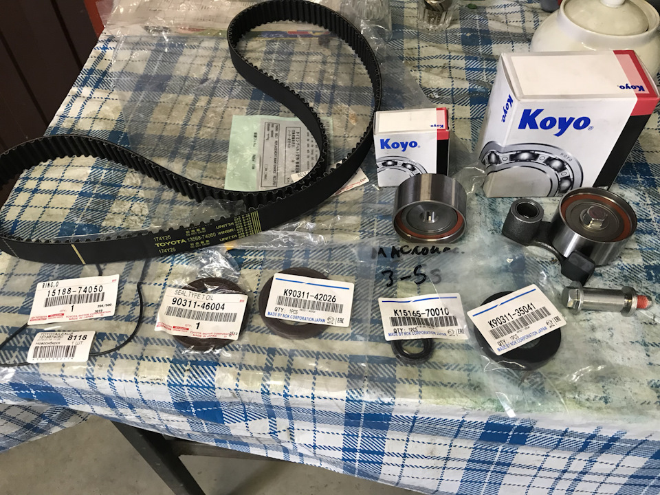 ГРМ день второй. — Toyota Caldina (210), 2 л, 1998 года | своими руками ...