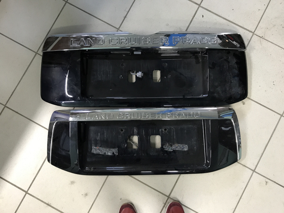 Накладка крышки багажника. Land Cruiser Prado в рестайлинг своими ...