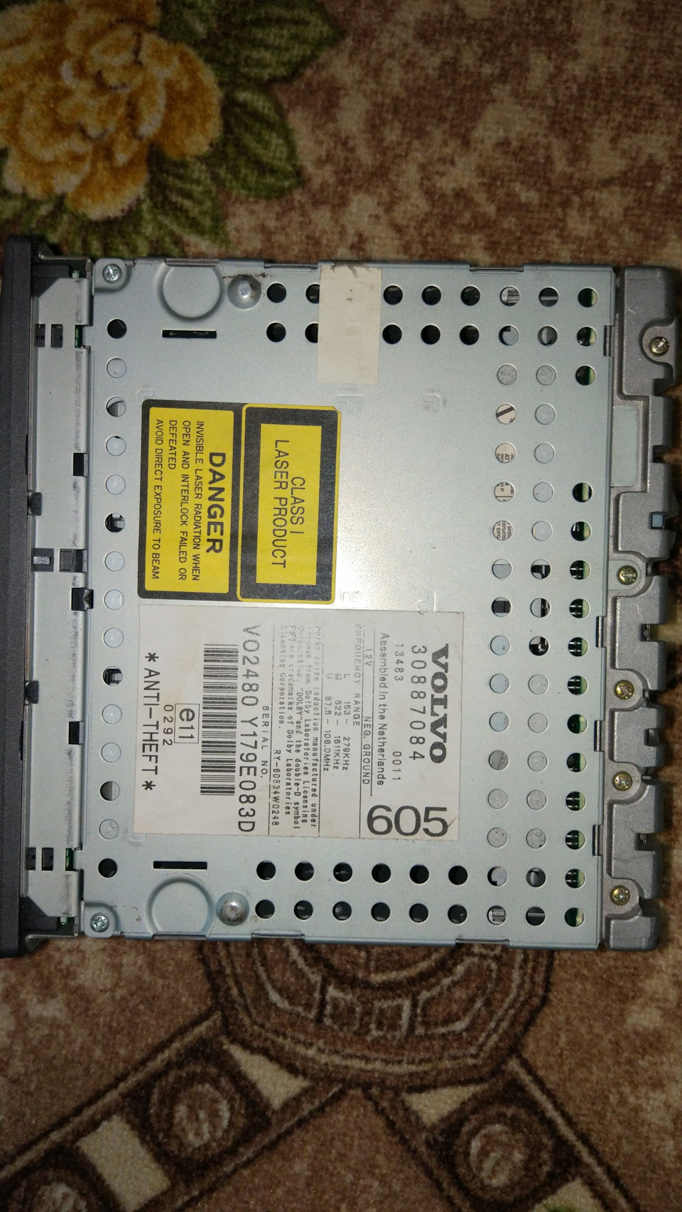 30887084 Аудиомагнитола Volvo | Запчасти на DRIVE2