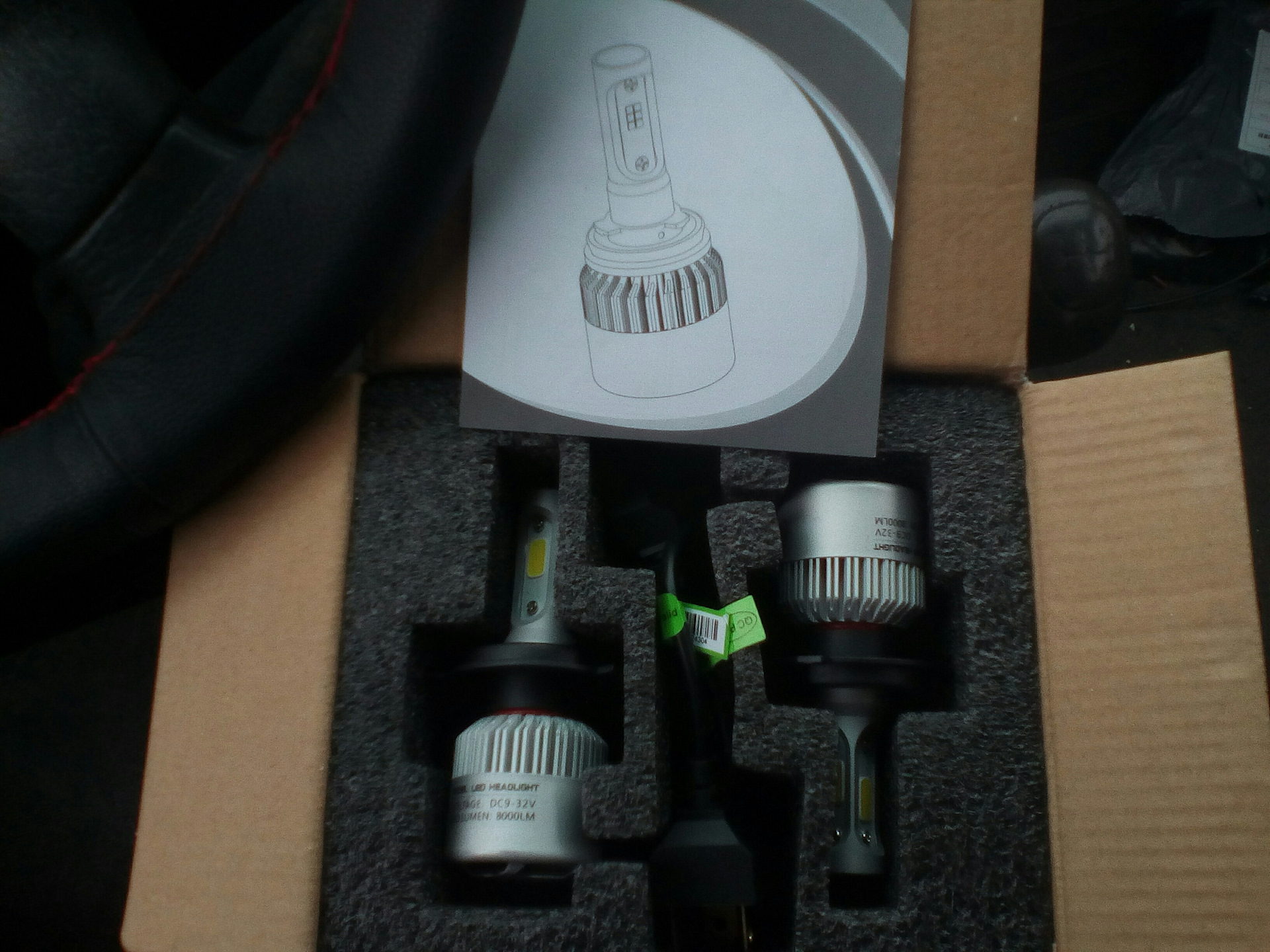 LED HEAD LIGHT 6500k — Skoda Felicia, 1,3 л, 1997 года | электроника ...