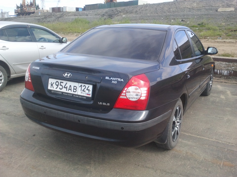 долгожданная тонировочка:-) — Hyundai Elantra (3G), 1,6 л, 2008 года ...