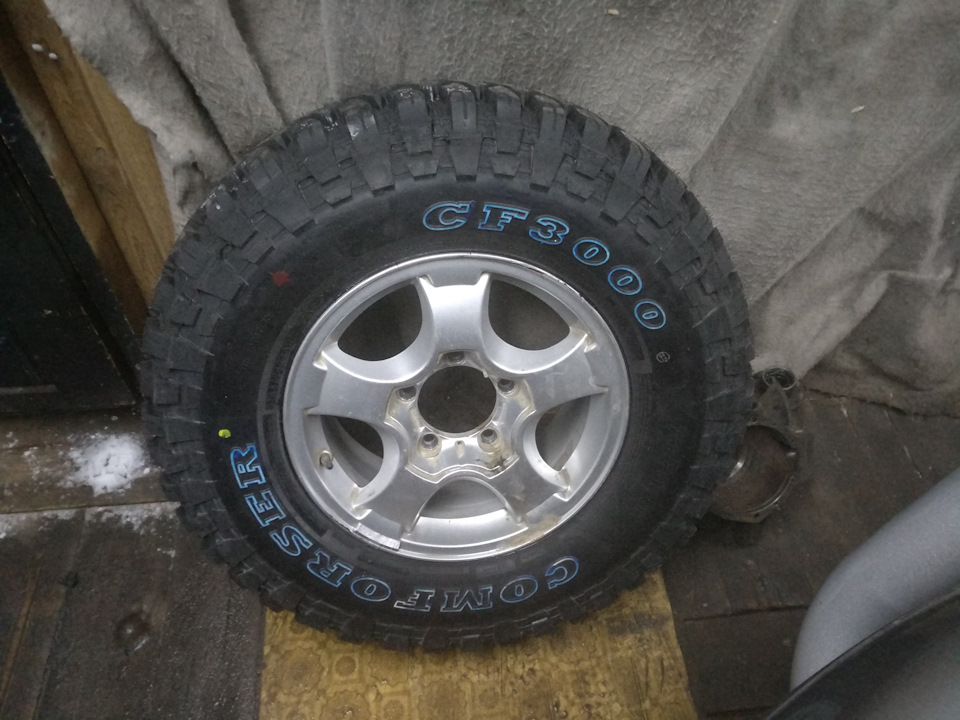 Переобулся в МТ Comforser CF3000 31,6" (265/75 r16) — УАЗ Patriot, 2,7 ...