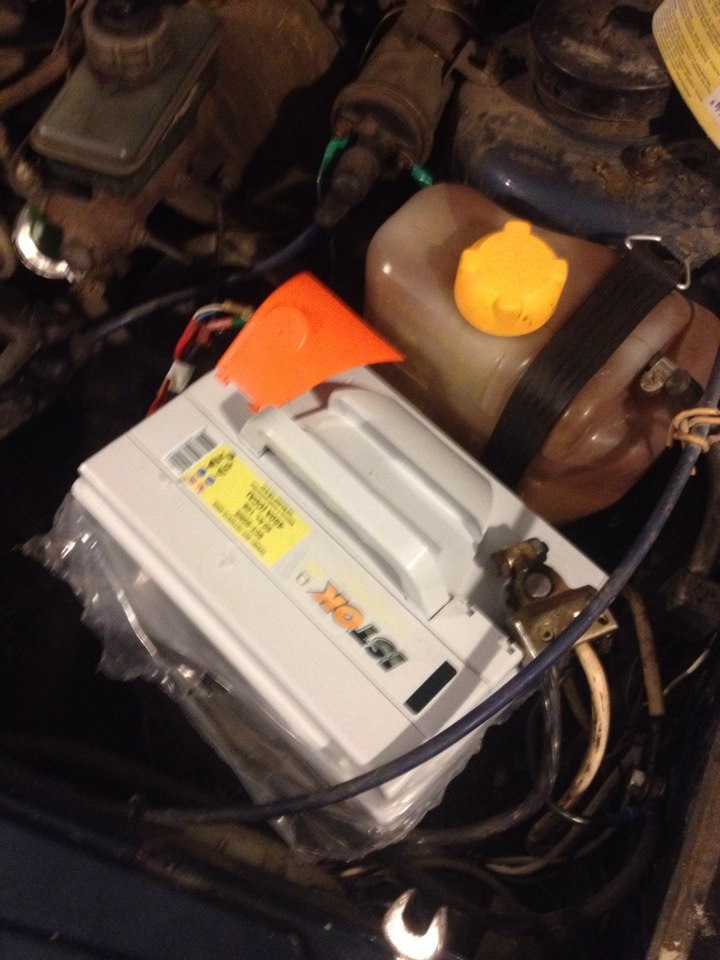 Новый АКБ … — Lada 21099, 1,5 л, 1996 года | плановое ТО | DRIVE2