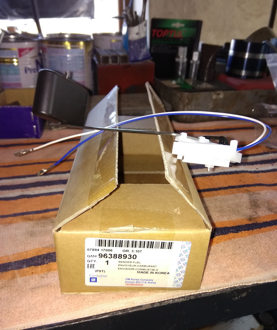 Замена датчика уровня топлива + сеточка. — Daewoo Lanos, 1,5 л, 2007 ...