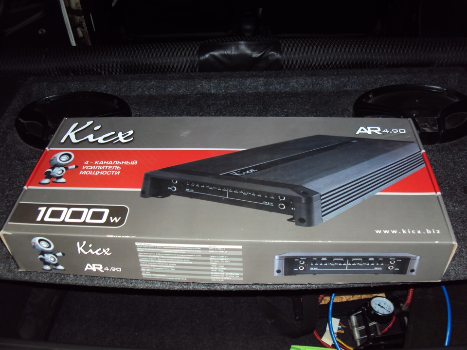 усилитель Kicx AR 4.90 — Lada 2114, 1,6 л, 2013 года | автозвук | DRIVE2
