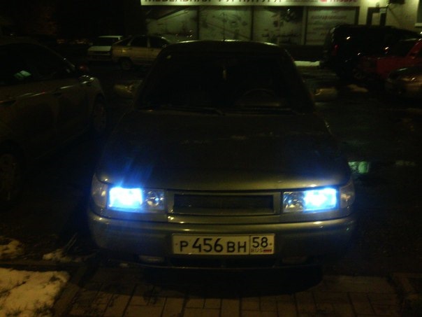 Габаритные огни. — Lada 21124, 1,6 л, 2005 года | аксессуары | DRIVE2