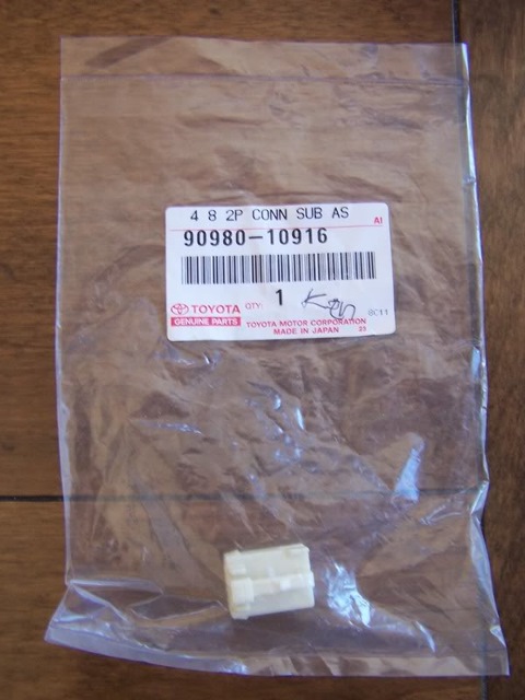 9098010916 Разъем с проводами TOYOTA LEXUS | Запчасти на DRIVE2