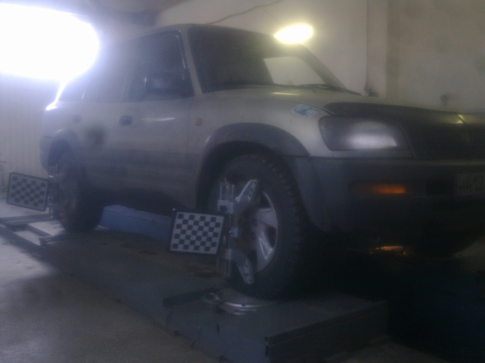 Гудиер Вранглер — Toyota RAV4 (I), 2 л, 1996 года | шины | DRIVE2