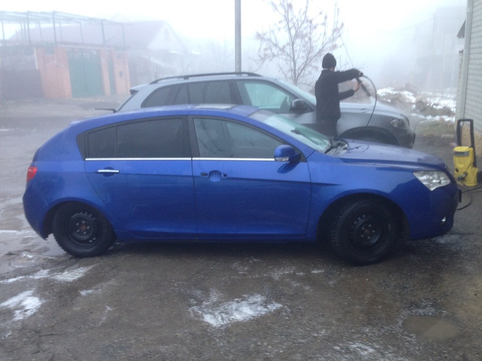 Зима, было весело — Geely Emgrand EC7 RV, 1,8 л, 2013 года | мойка | DRIVE2