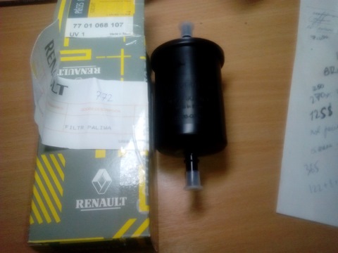 7701068107 Фильтр топливный RENAULT | Запчасти на DRIVE2