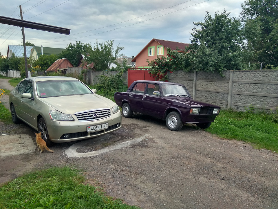 Покраска ЛАДА СЕДАН БАКЛАЖАН — Infiniti M (2G), 3,5 л, 2007 года ...