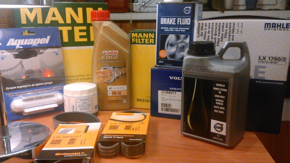 Прикупил расходников на год вперёд — Volvo S40 (2G), 1,6 л, 2012 года ...