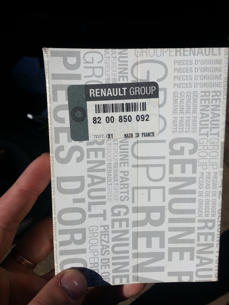 8200850092 Ремень генератора 120см (ребрист) RENAULT | Запчасти на DRIVE2