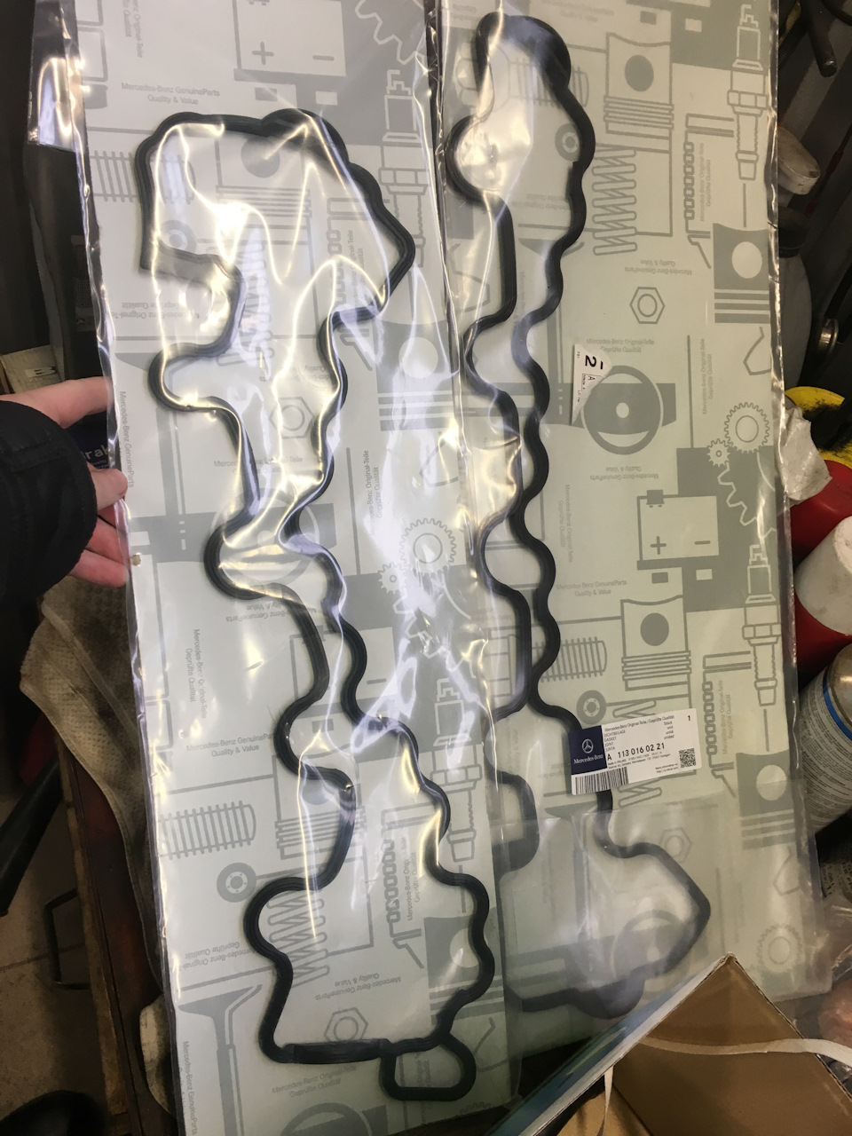 Замена: цепь ГРМ — Mercedes-Benz SL-Class (R230), 5 л, 2003 года ...