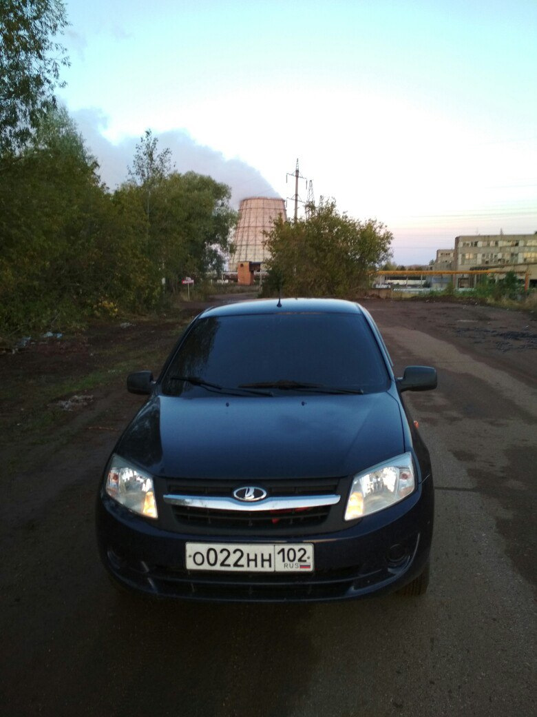 Бампер в цвет, и Bunker — Lada Гранта, 1,6 л, 2013 года | тюнинг | DRIVE2