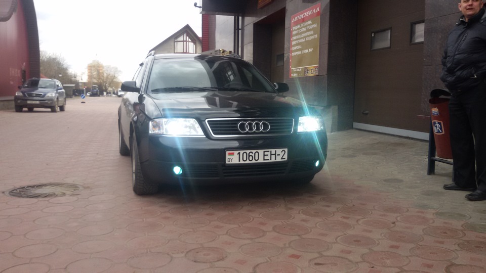 Ксенон в фары и противотуманки — Audi A6 Avant (C5), 2,5 л, 2000 года ...