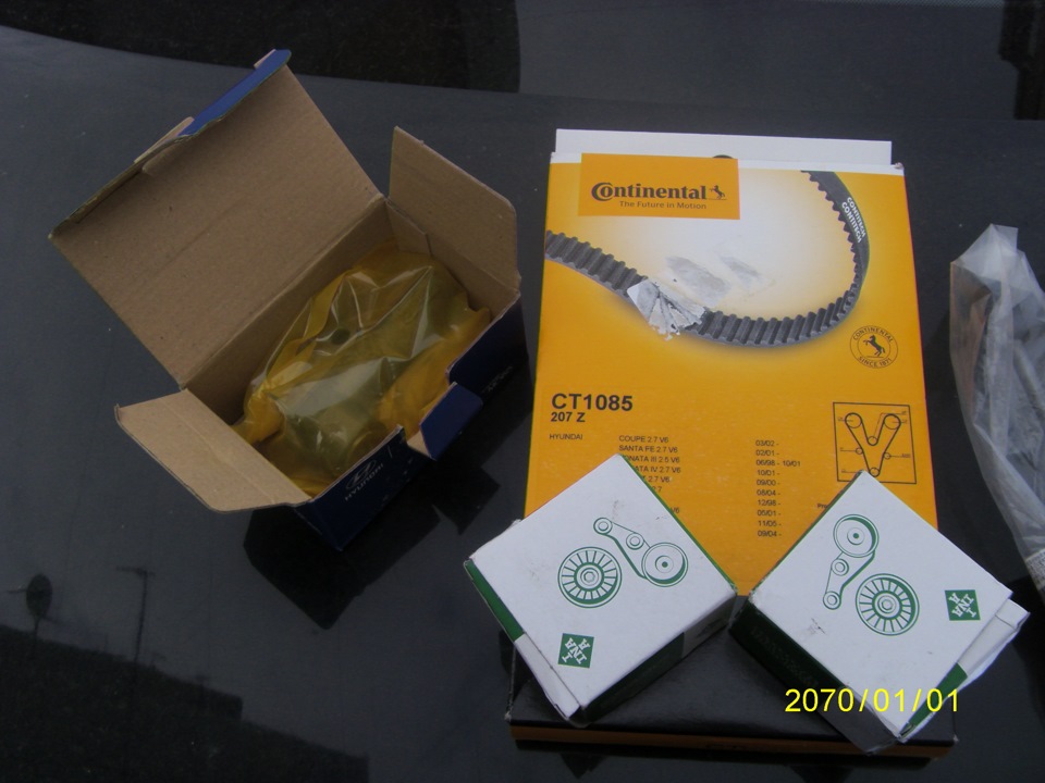 замена ГРМ и амортизаторов багажника — KIA Magentis I, 2,5 л, 2005 года | запчасти | DRIVE2