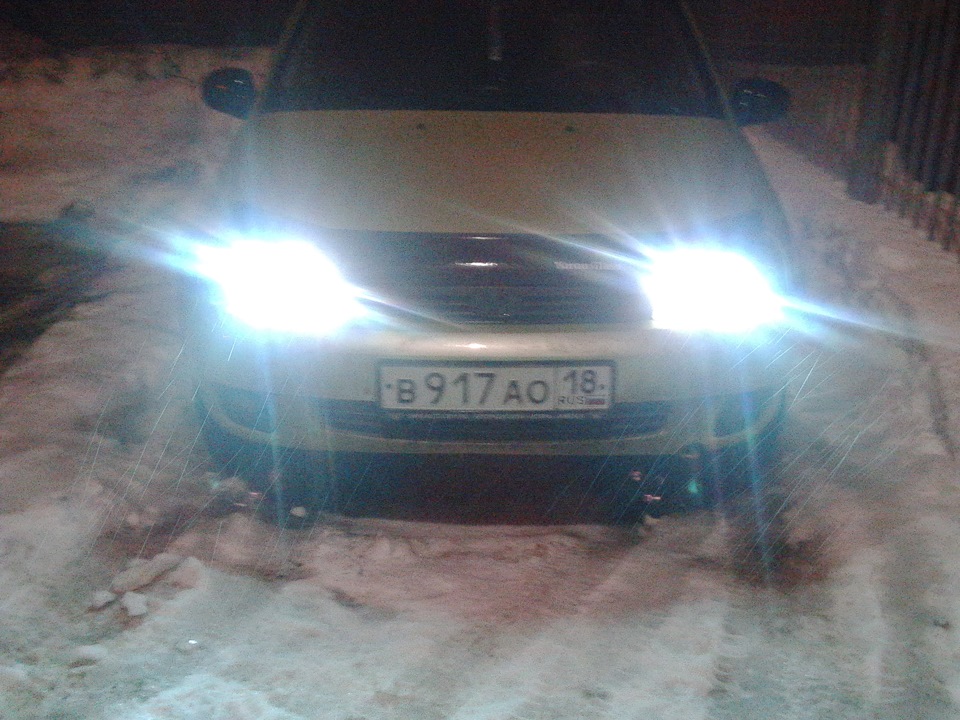 LED лампы в габариты — Lada Калина седан, 1,6 л, 2006 года ...