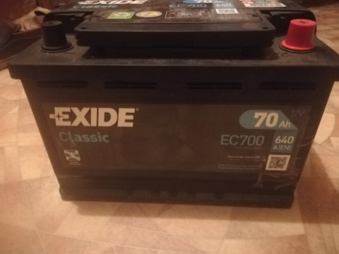 EC700 Аккумуляторная батарея EXIDE | Запчасти на DRIVE2