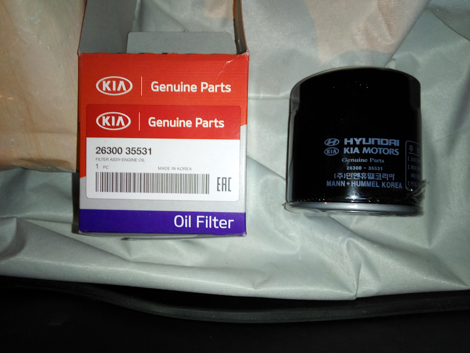 2630035531 ФИЛЬТР МАСЛЯНЫЙ (БЕНЗИН) KIA HYUNDAI | Запчасти на DRIVE2