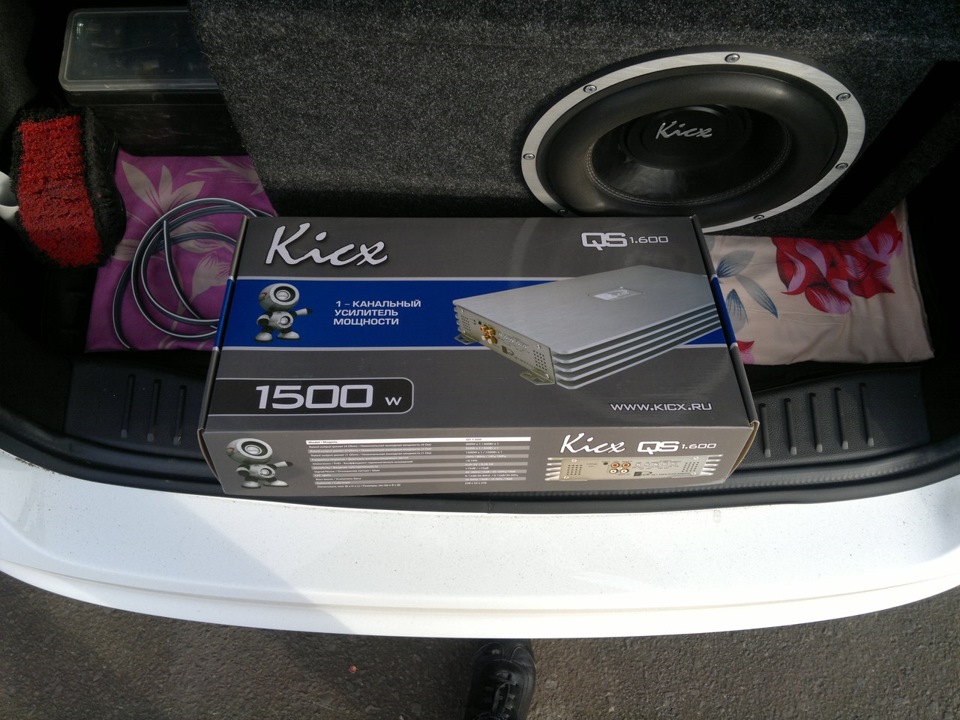 Автозвук. Часть №2 Моноблок Kicx QS 1.600 — Ford Focus Sedan II, 1,6 л, 2006 года | автозвук ...