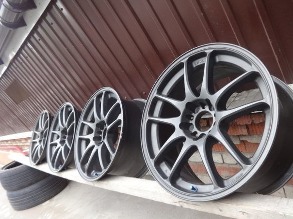 Диски WORK CR-Kai забытые в гараже, Toyo DRB 215/35/18 — Honda Accord (7G), 2,4 л, 2007 года ...