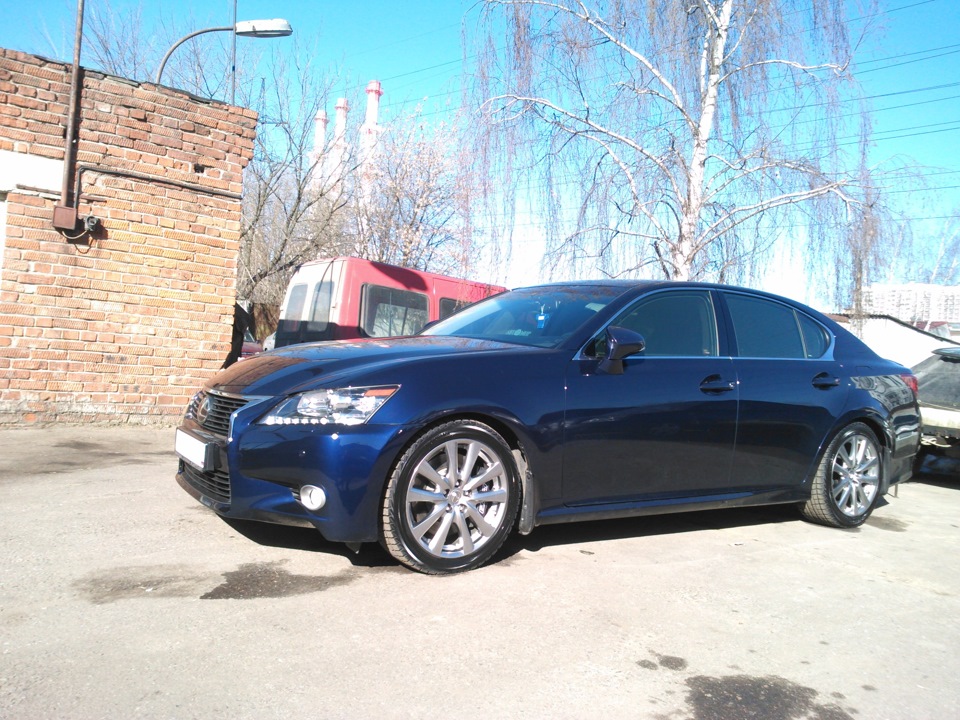 Дневной фото отчет по занижению подвески — Lexus GS (L10), 3,5 л, 2012 ...
