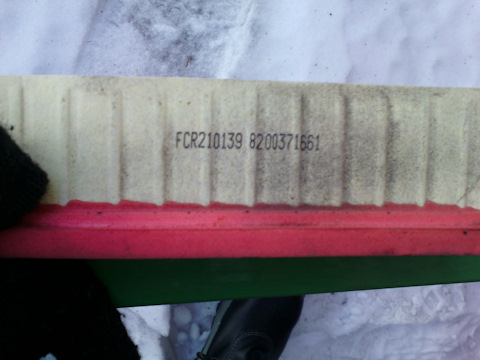 8200371661 Элемент фильтра возд RENAULT | Запчасти на DRIVE2