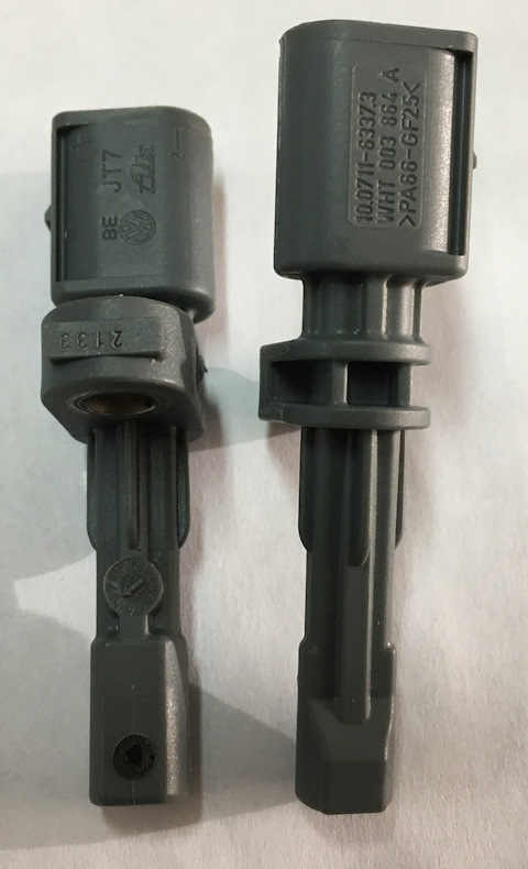 WHT003864A Датчик, частота вращения колеса. Задняя ось VAG | Запчасти ...