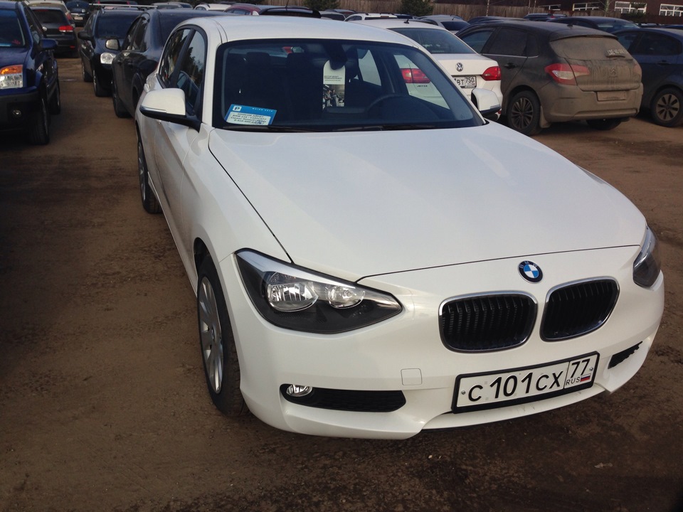Долгожданная замена лобового стекла. — BMW 1 series (F20), 1,6 л, 2013 ...