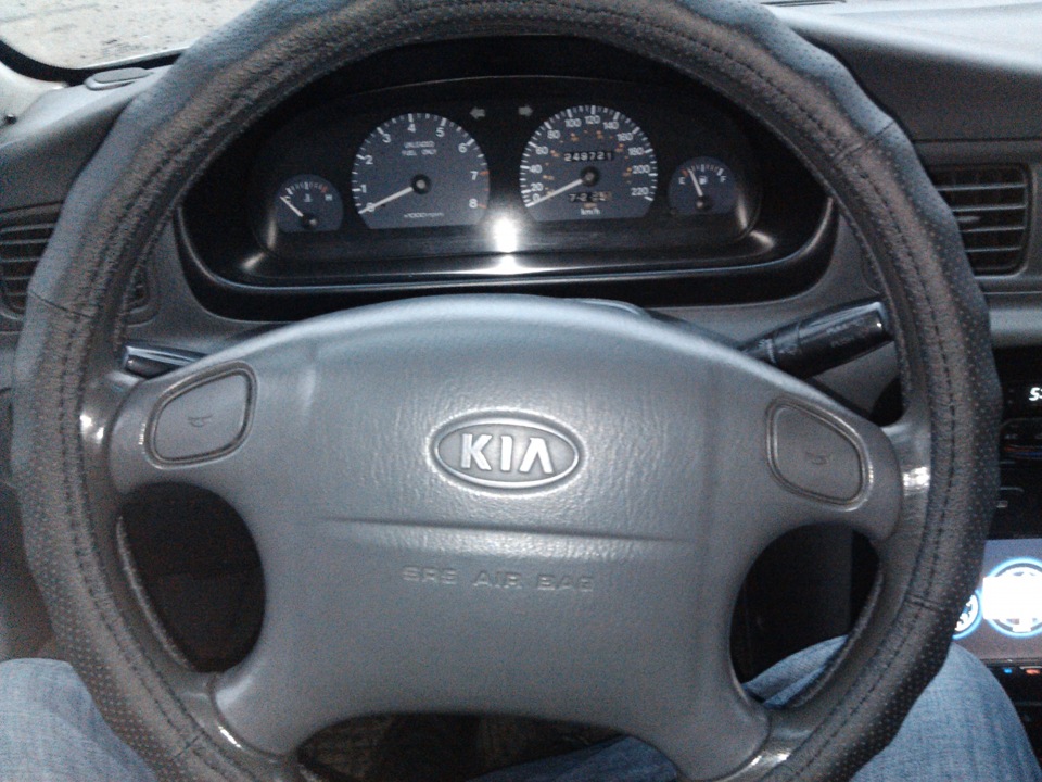 лампочки и оплетка на руль — KIA Clarus, 2 л, 1998 года | просто так | DRIVE2