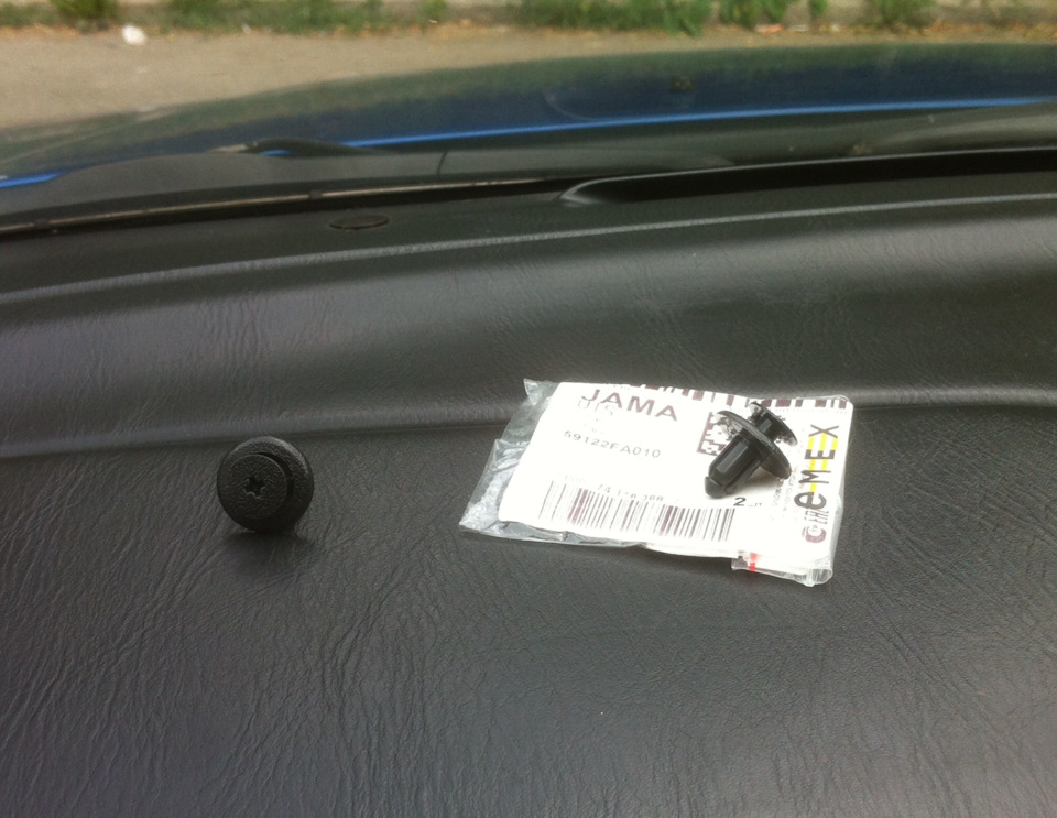 Клипса крепления бампера (передний подкрылок) — Subaru Impreza (GC/GF ...