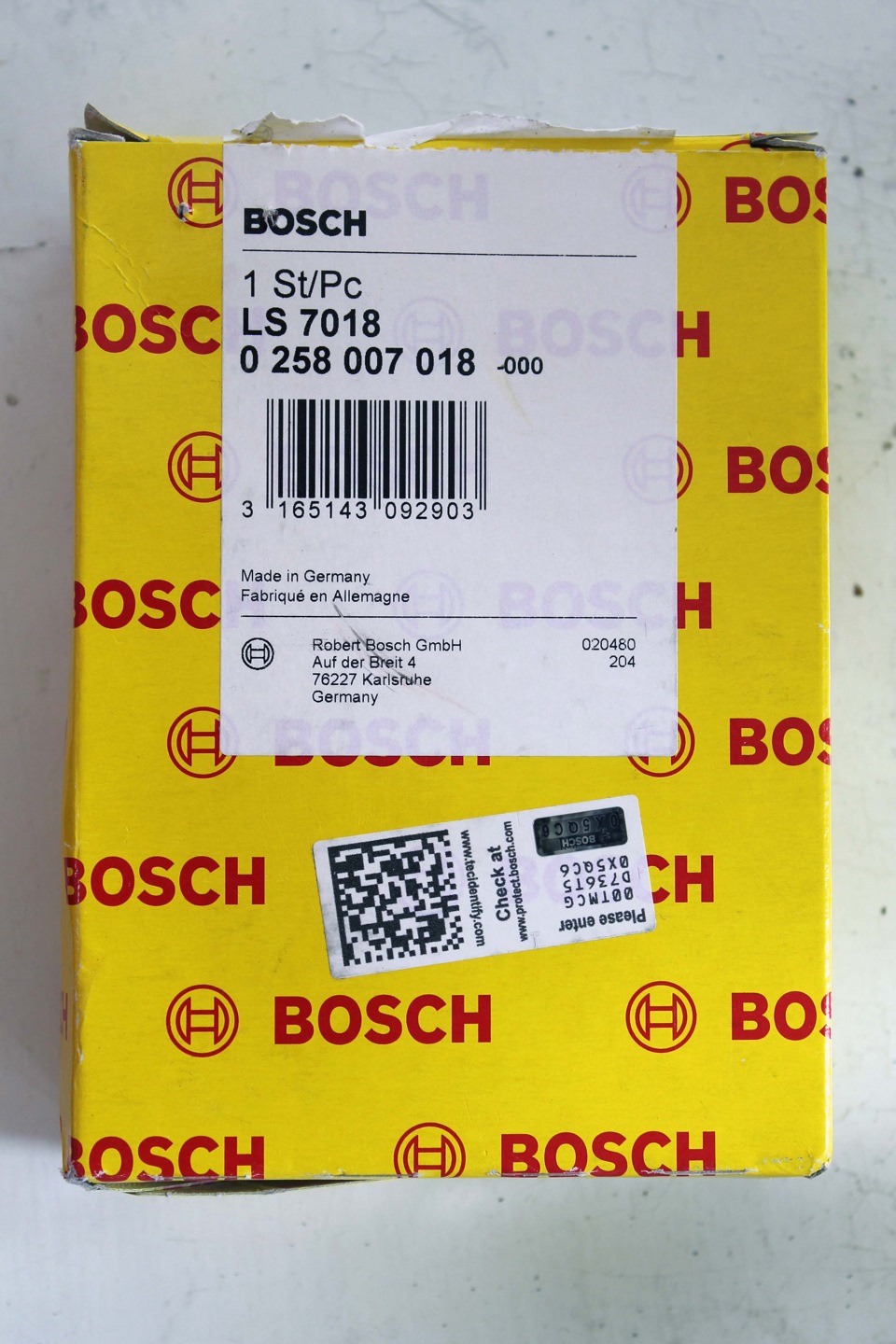 0258007018 ЛЯМБДА-ЗОНД BOSCH | Запчасти на DRIVE2