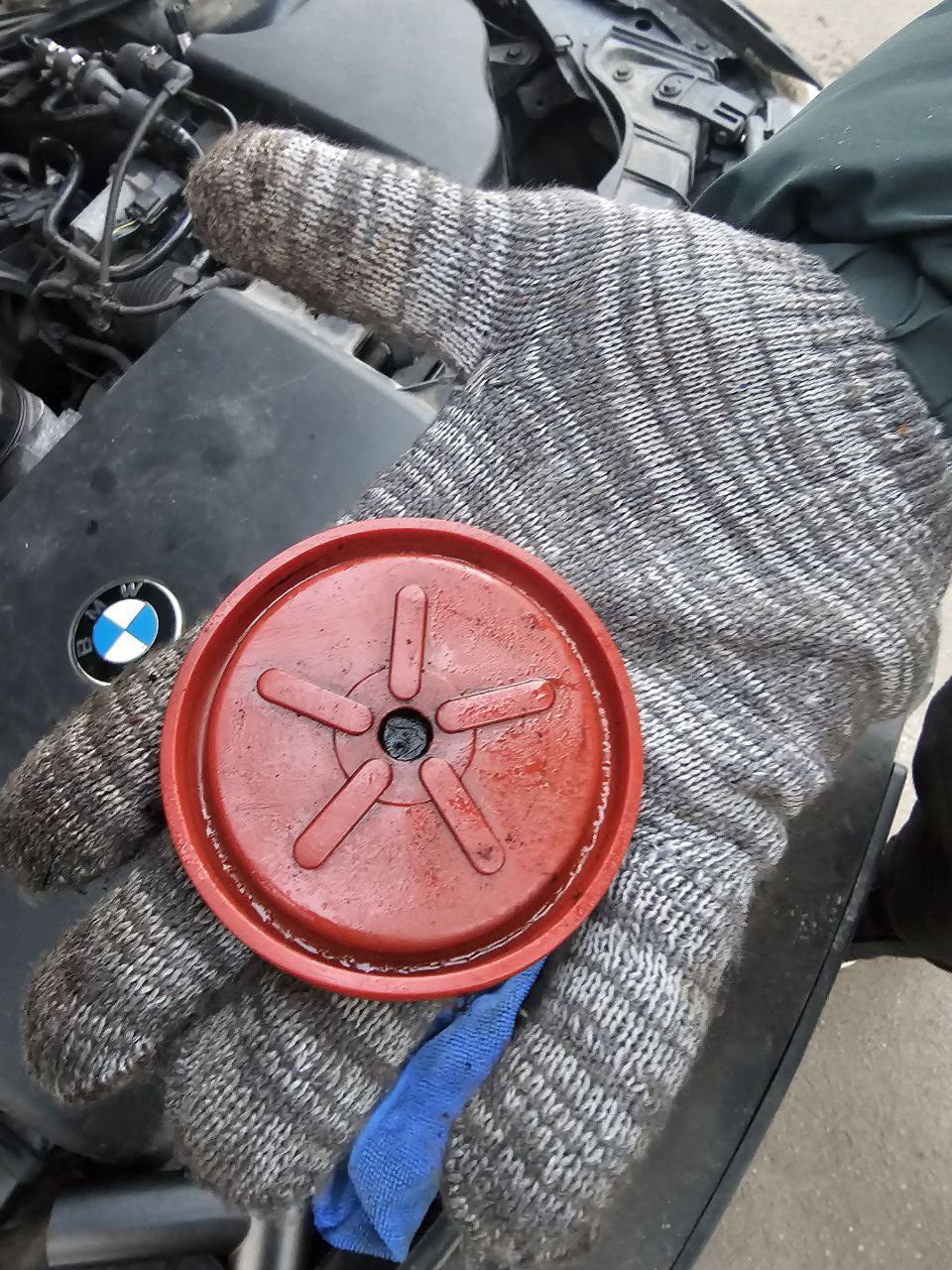 Замена мембраны КВКГ на моторе n45 — BMW 1 series (E81/E87), 1,6 л ...