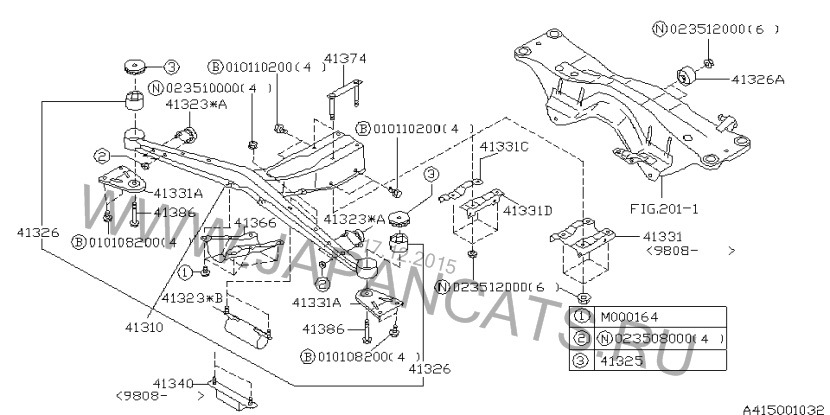 С/блоки подрамника редуктора. Посоветуйте. — Subaru Forester (SF), 2 л ...