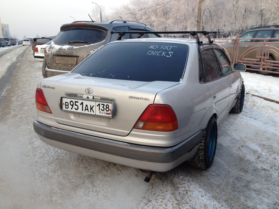 Все идет по stance стилю!) — Toyota Sprinter (110), 1,6 л, 1996 года ...