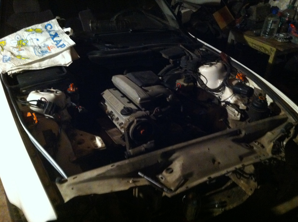 Ремонт двигателя m40b18 — BMW 5 series (E34), 1,8 л, 1993 года | своими ...