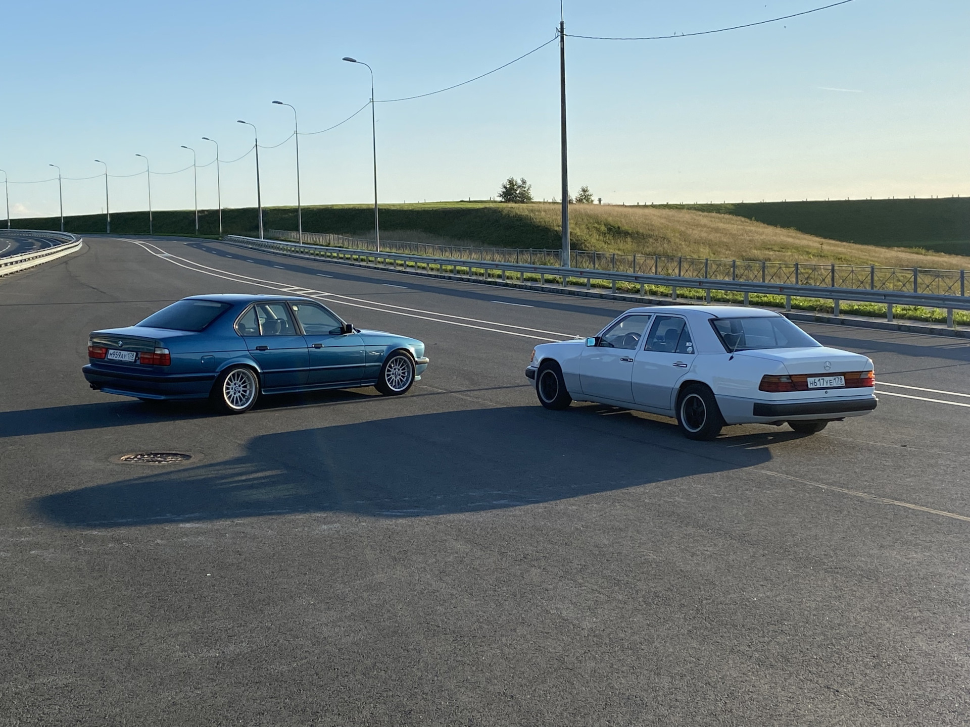 BMW E34 & Mercedes-Benz W124 — BMW 5 series (E34), 2,5 л, 1994 года ...