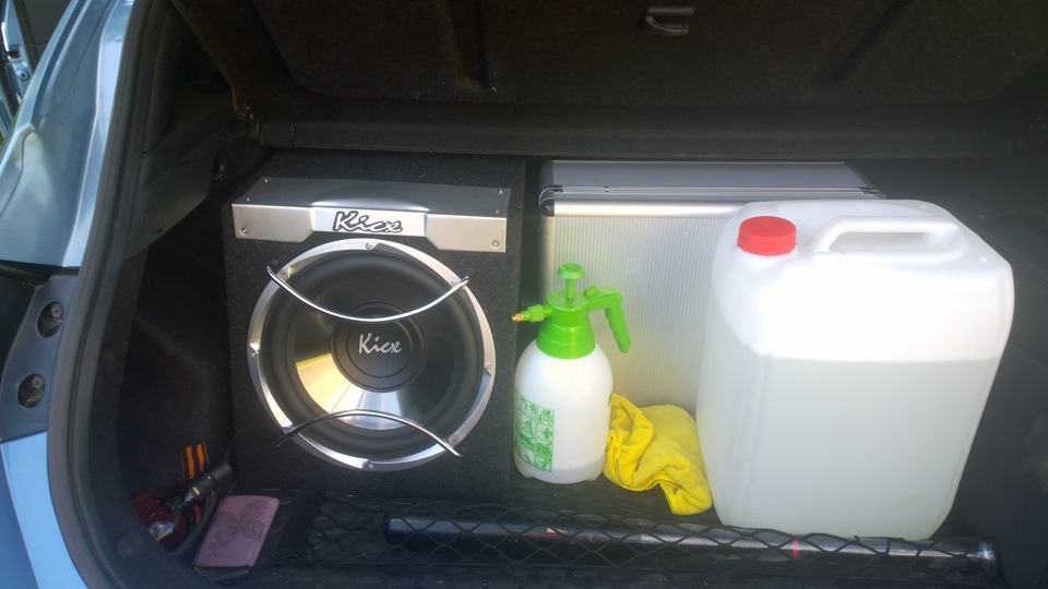 Kicx сабвуфер — Hyundai i30 (2G), 1,4 л, 2013 года | автозвук | DRIVE2