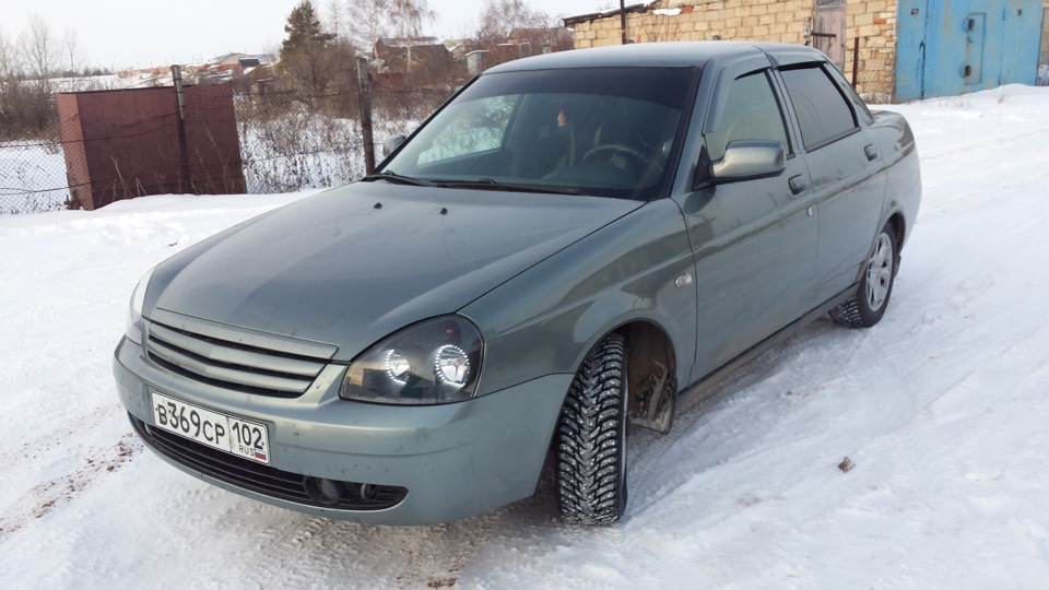 Зимняя резина. Хакка 8 XL. Просто агонь! — Lada Приора седан, 1,6 л ...