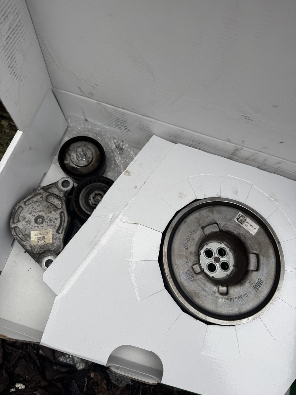 Замена ремня, роликов, шкива и помпы + ТехОсмотр — MINI Clubman (2G), 1 ...